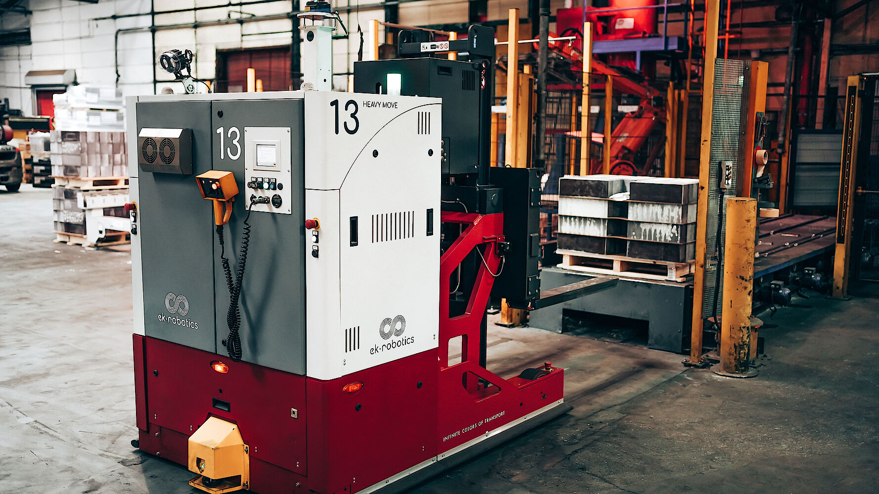 HEAVY MOVE - AGVs for Heavy Loads | ek robotics