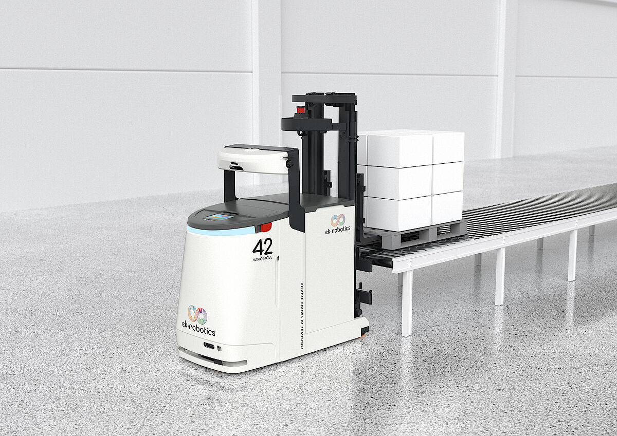 ek robotics realisiert FTS für eine deutsche Großbrauerei | ek robotics
